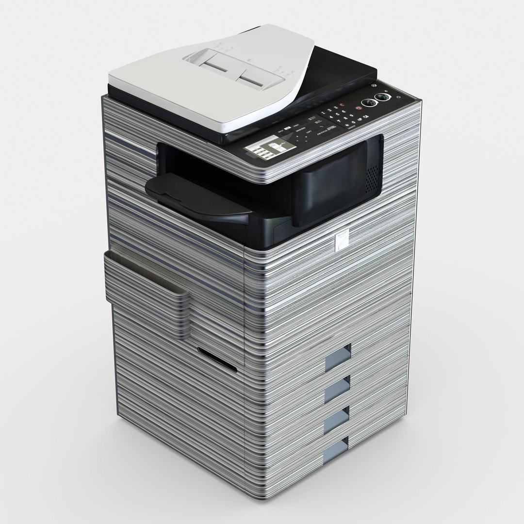 3d office colour printer sharp model