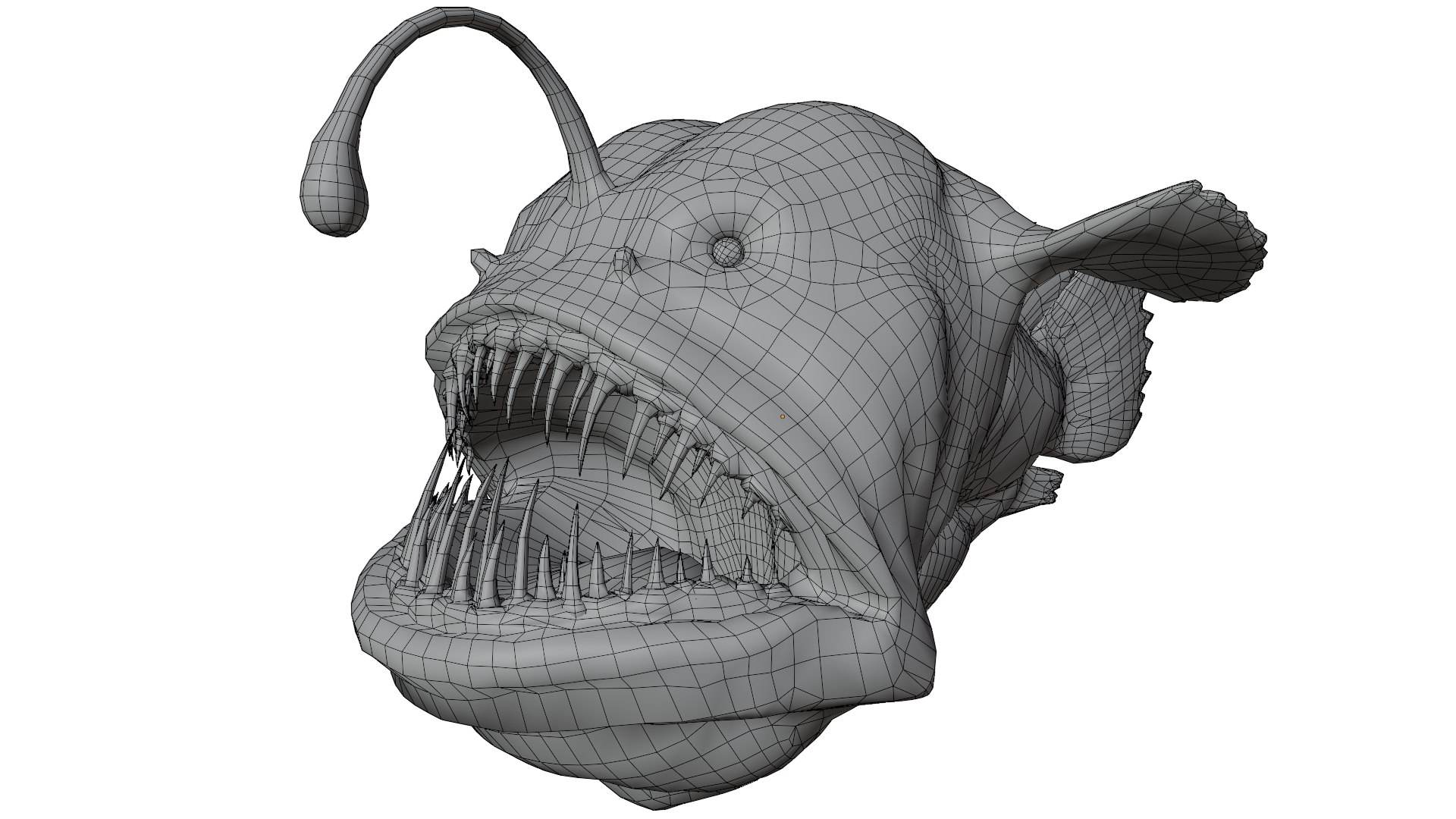 3D Angler Fish - TurboSquid 2387696
