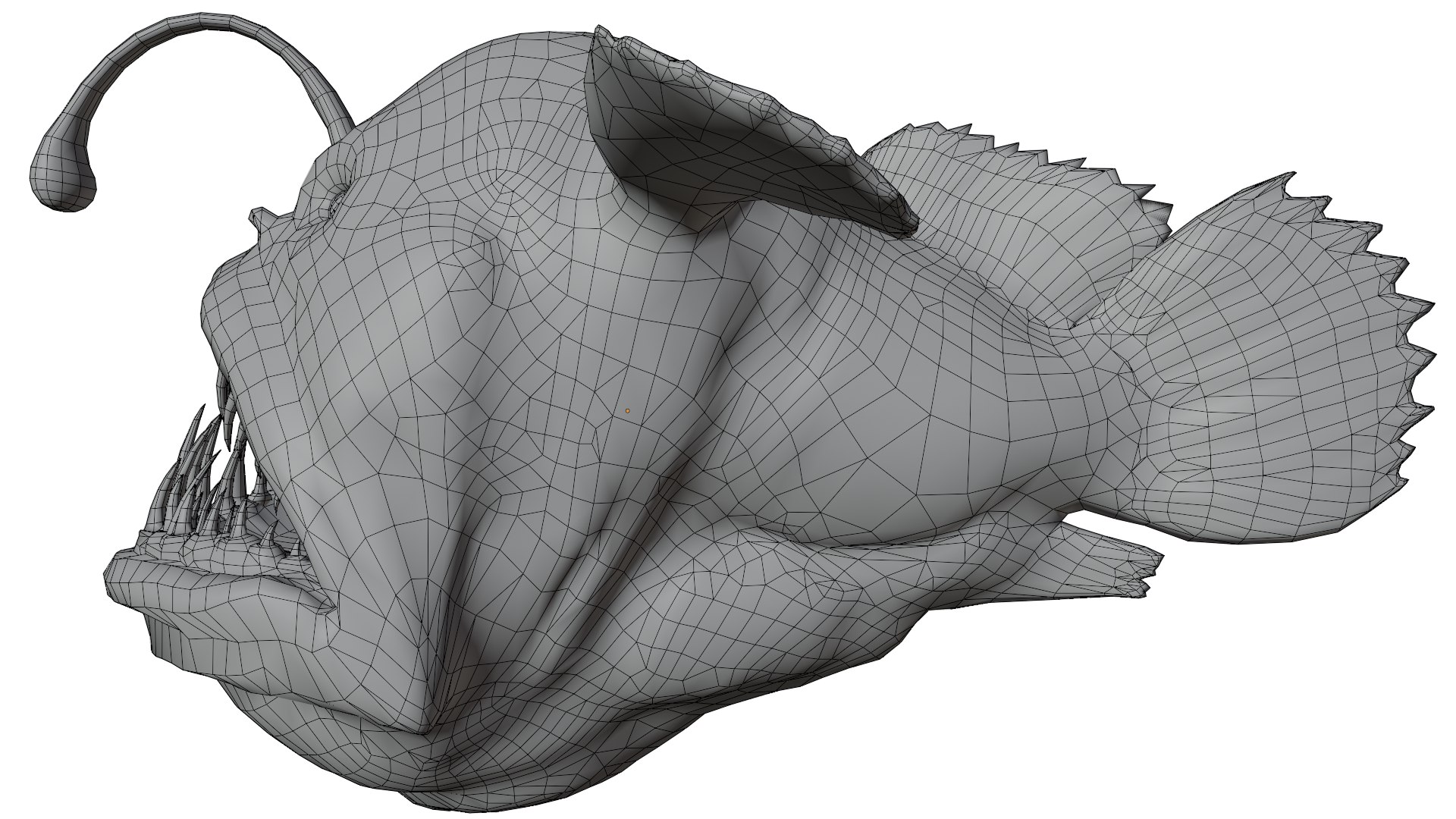 3D Angler Fish - TurboSquid 2387696