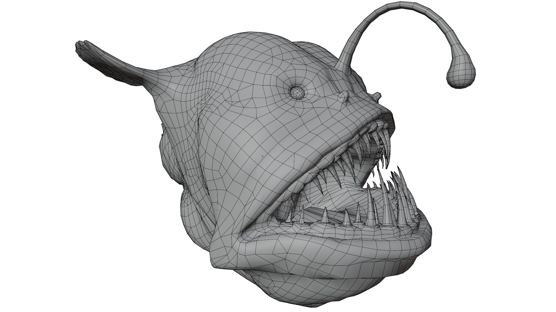 3D Angler Fish - TurboSquid 2387696