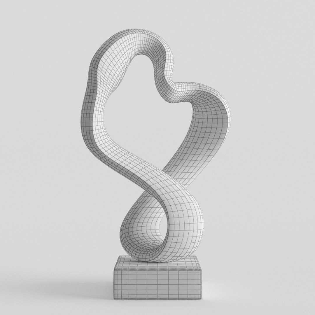 Modern Decorative Abstract Bronze 3D Model - TurboSquid 1477799