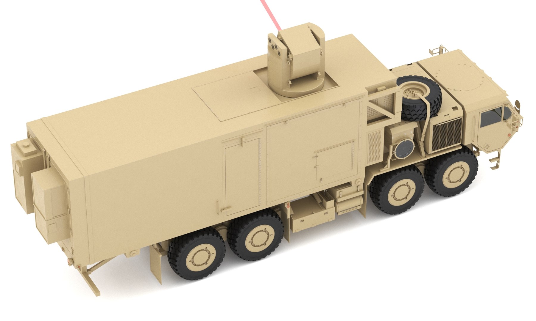 3D HEMTT A4 With Laser - TurboSquid 2346013