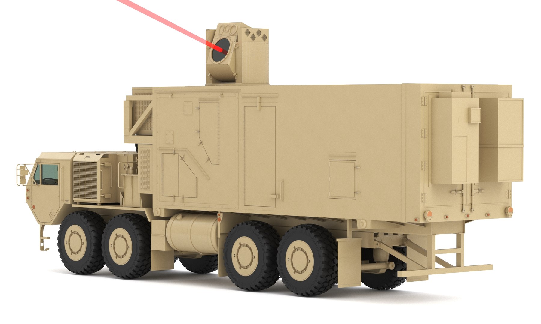 3D HEMTT A4 With Laser - TurboSquid 2346013