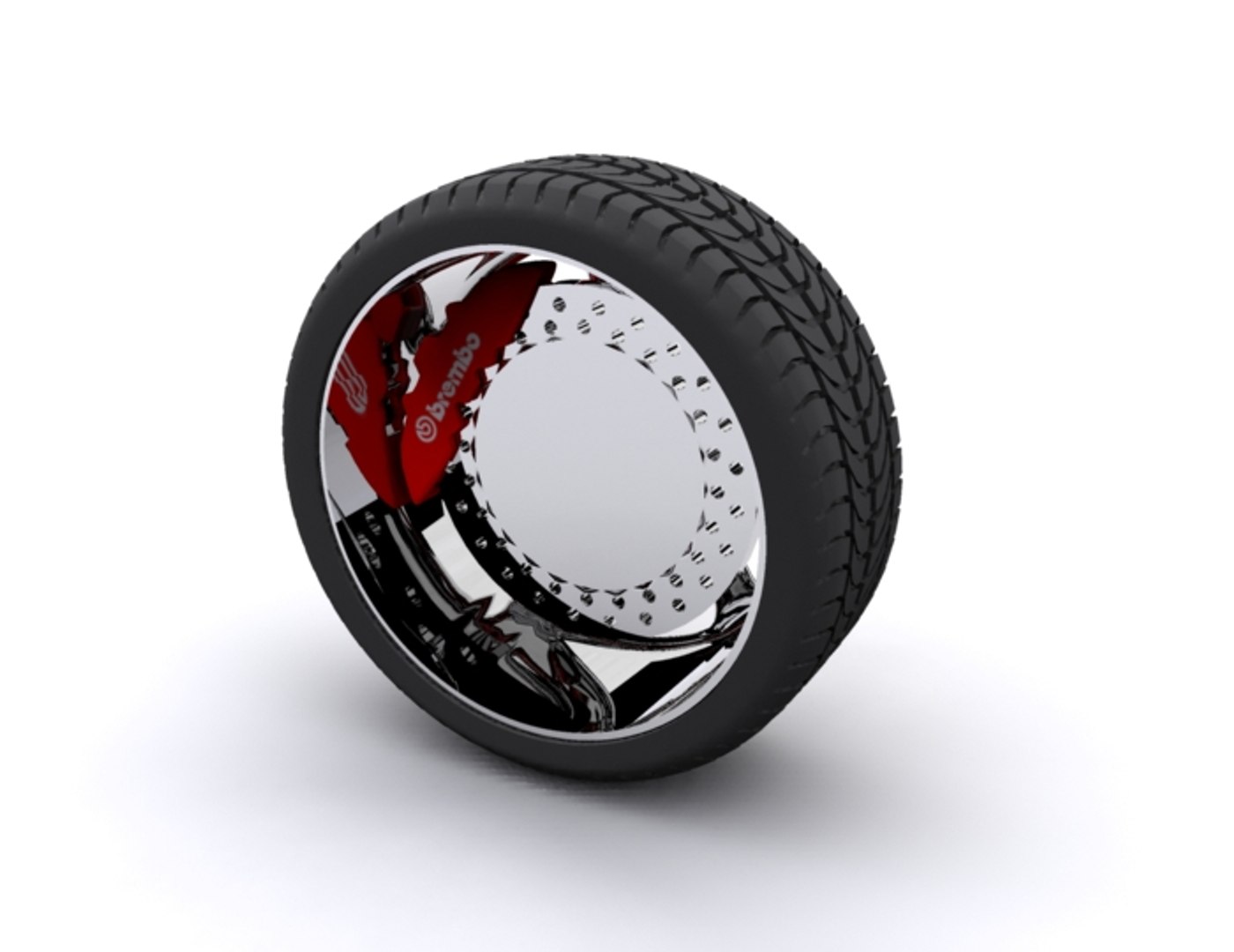 Maya Chrome Rim Tires Wheel