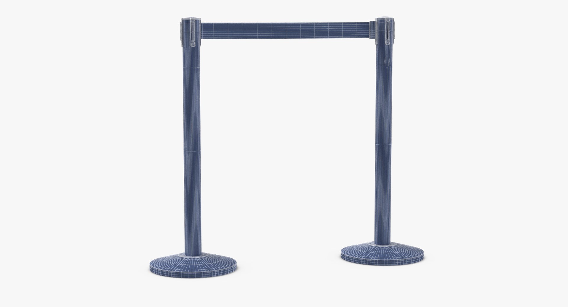 Airport Stanchions Black Short 3D Model | 1144963 | TurboSquid