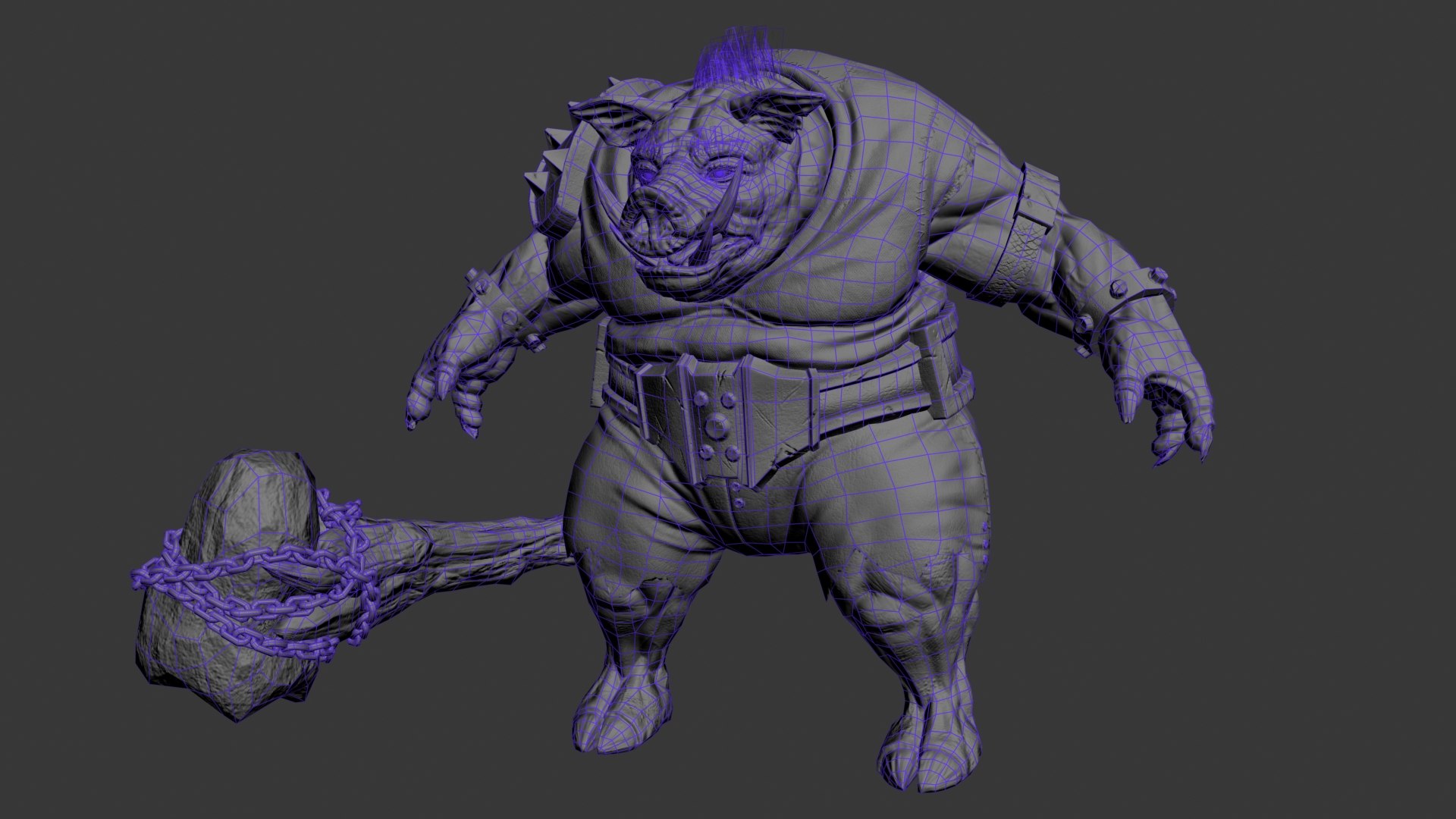 Character Boar 3D Model - TurboSquid 1390031