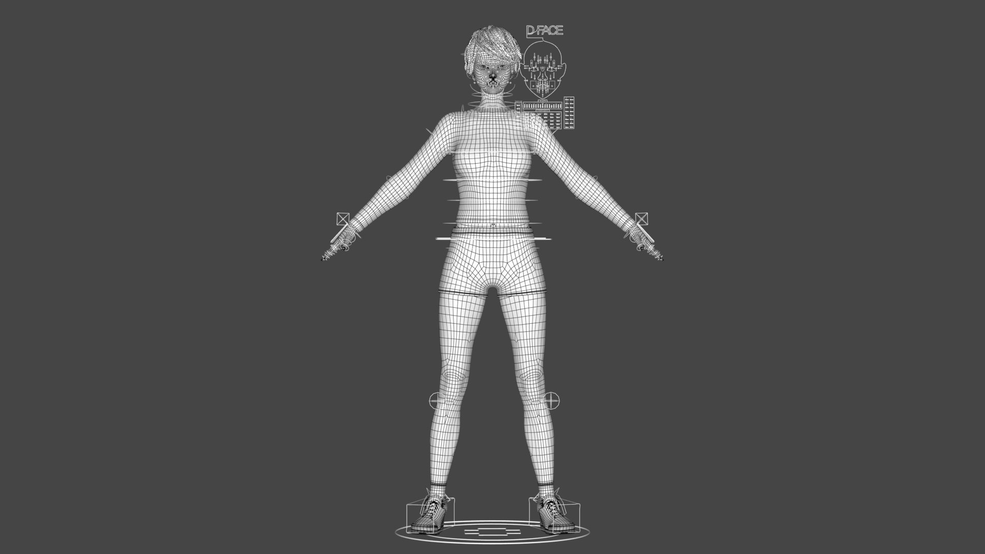 3D model female rigged - TurboSquid 1709698