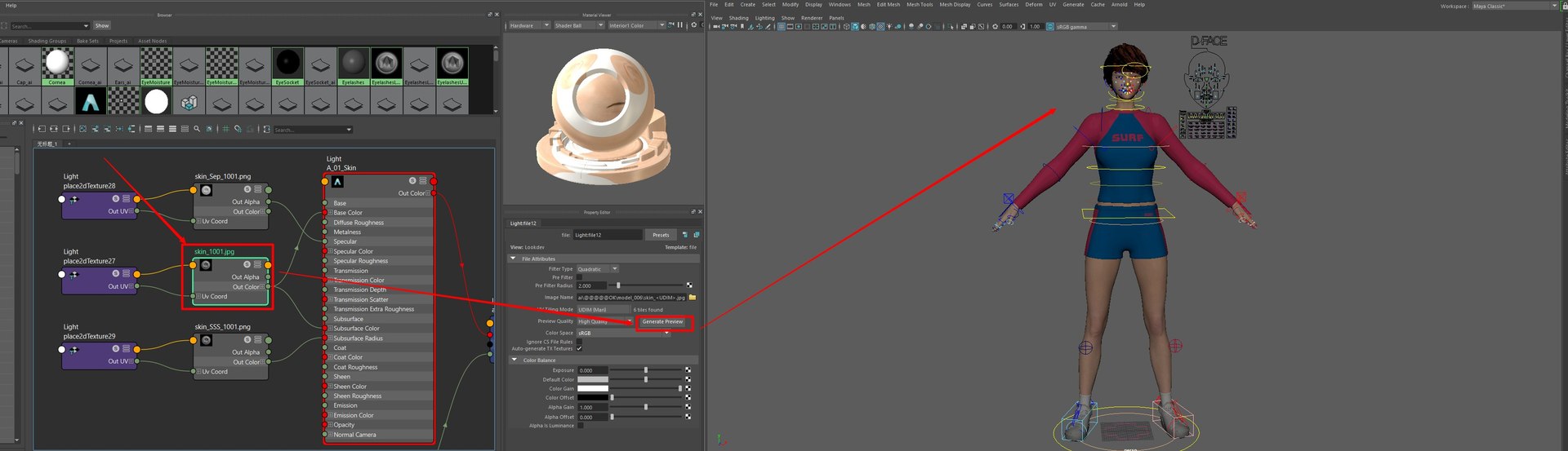 3D model female rigged - TurboSquid 1709698
