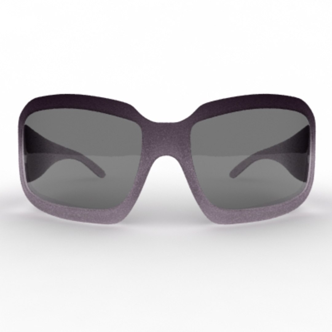 3d sun glasses model