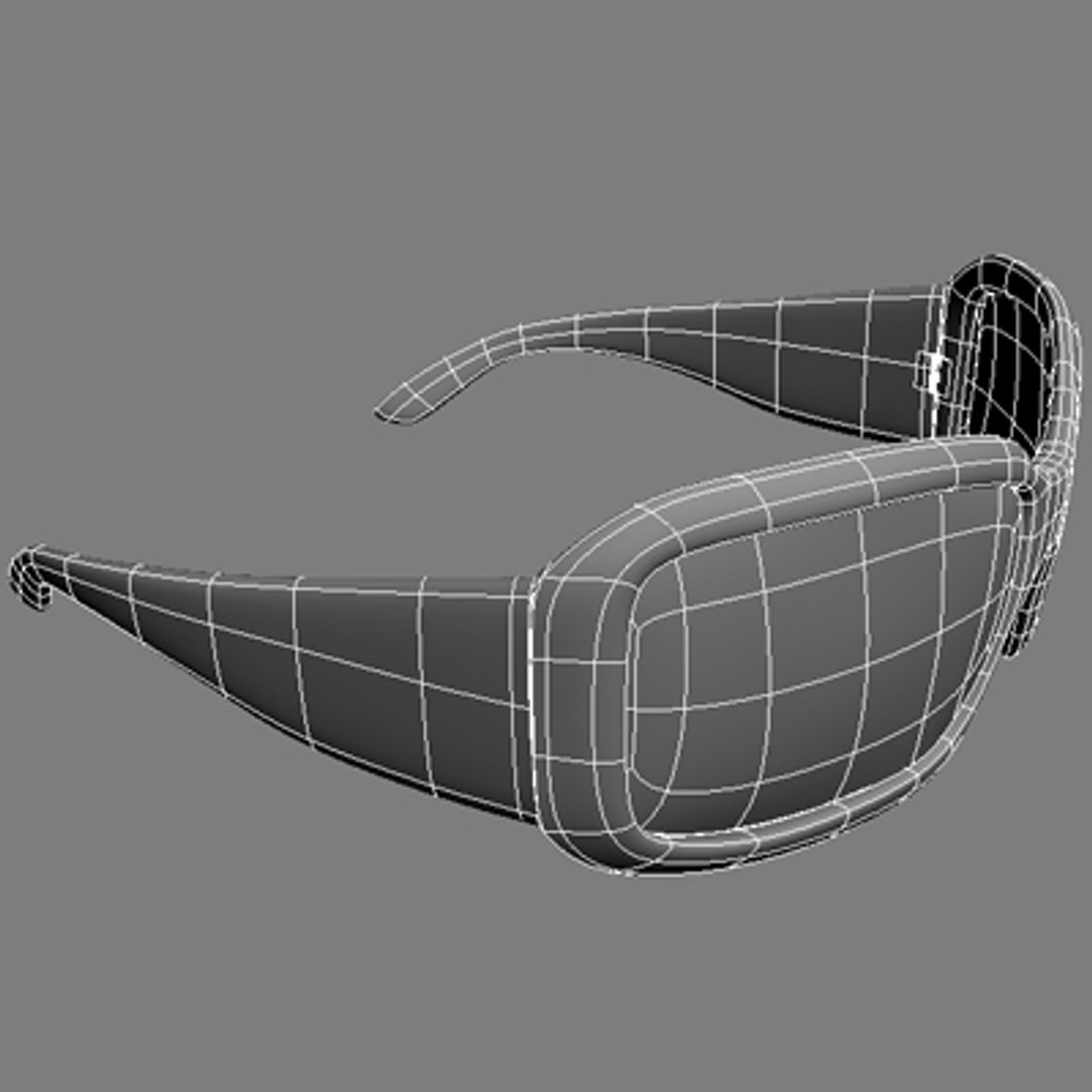 3d sun glasses model