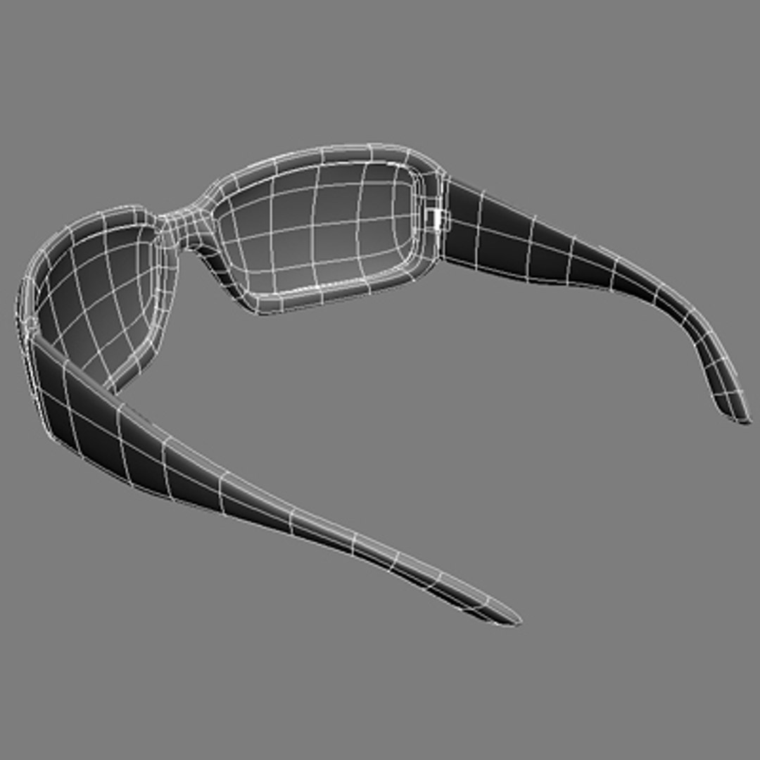 3d sun glasses model