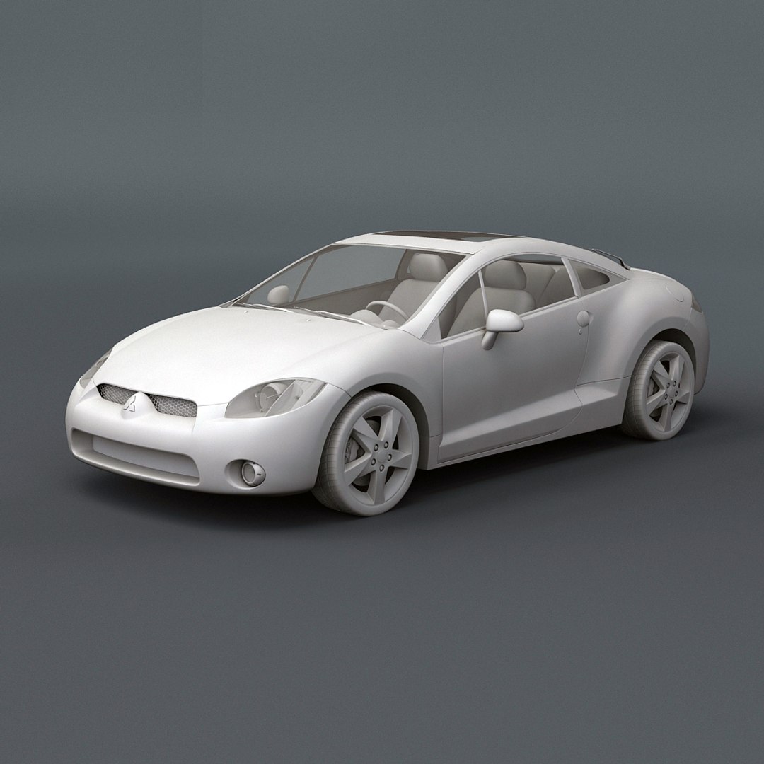 3d Model Of Mitsubishi Eclipse
