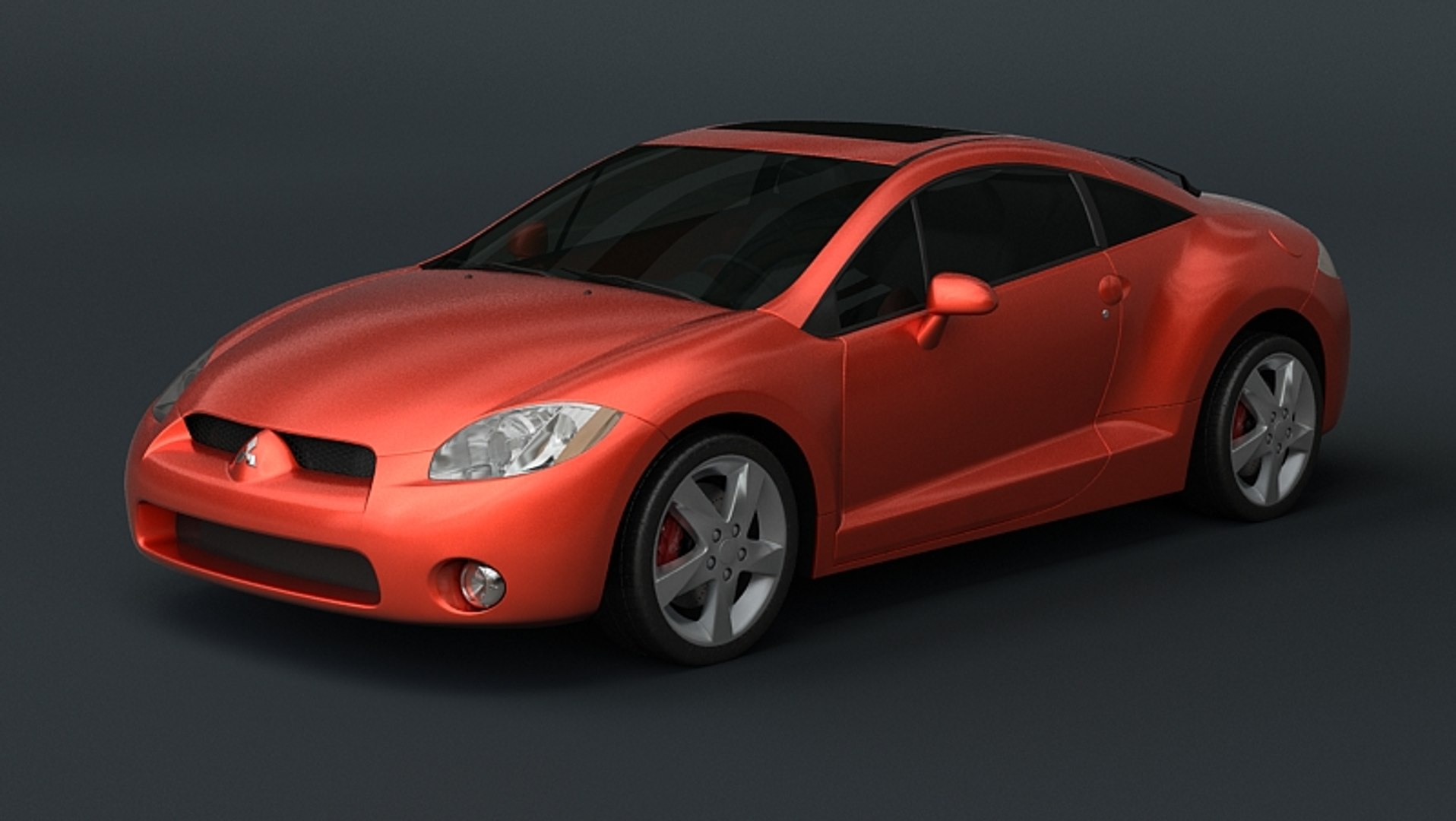 3d Model Of Mitsubishi Eclipse