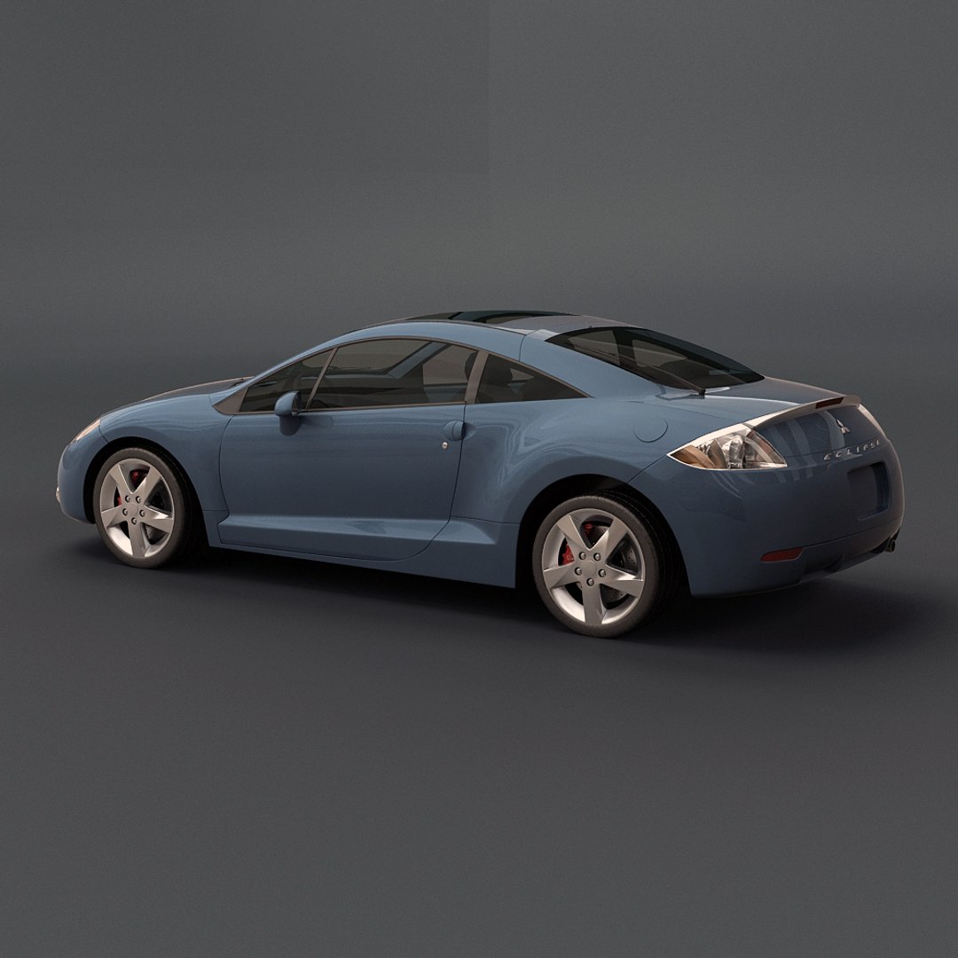 3d Model Of Mitsubishi Eclipse