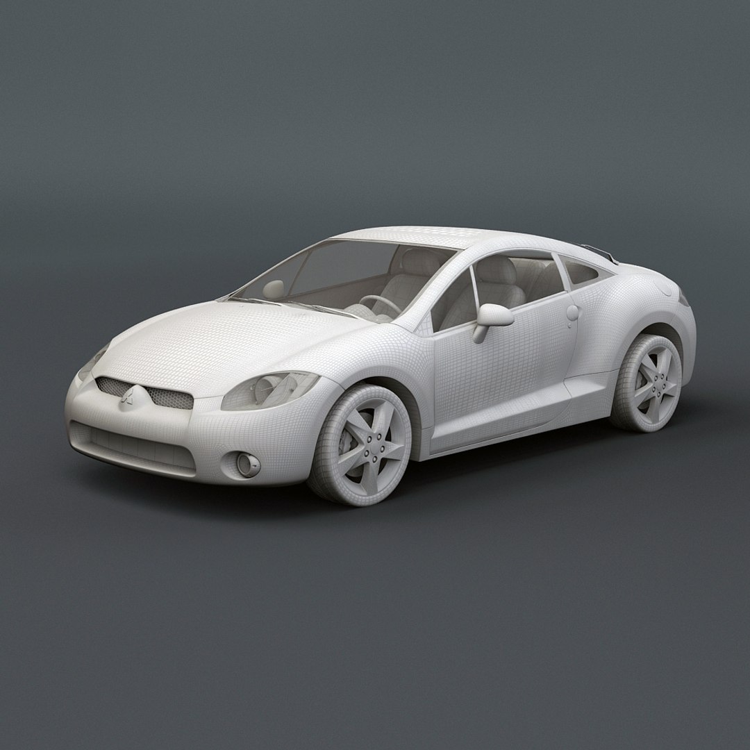 3d Model Of Mitsubishi Eclipse