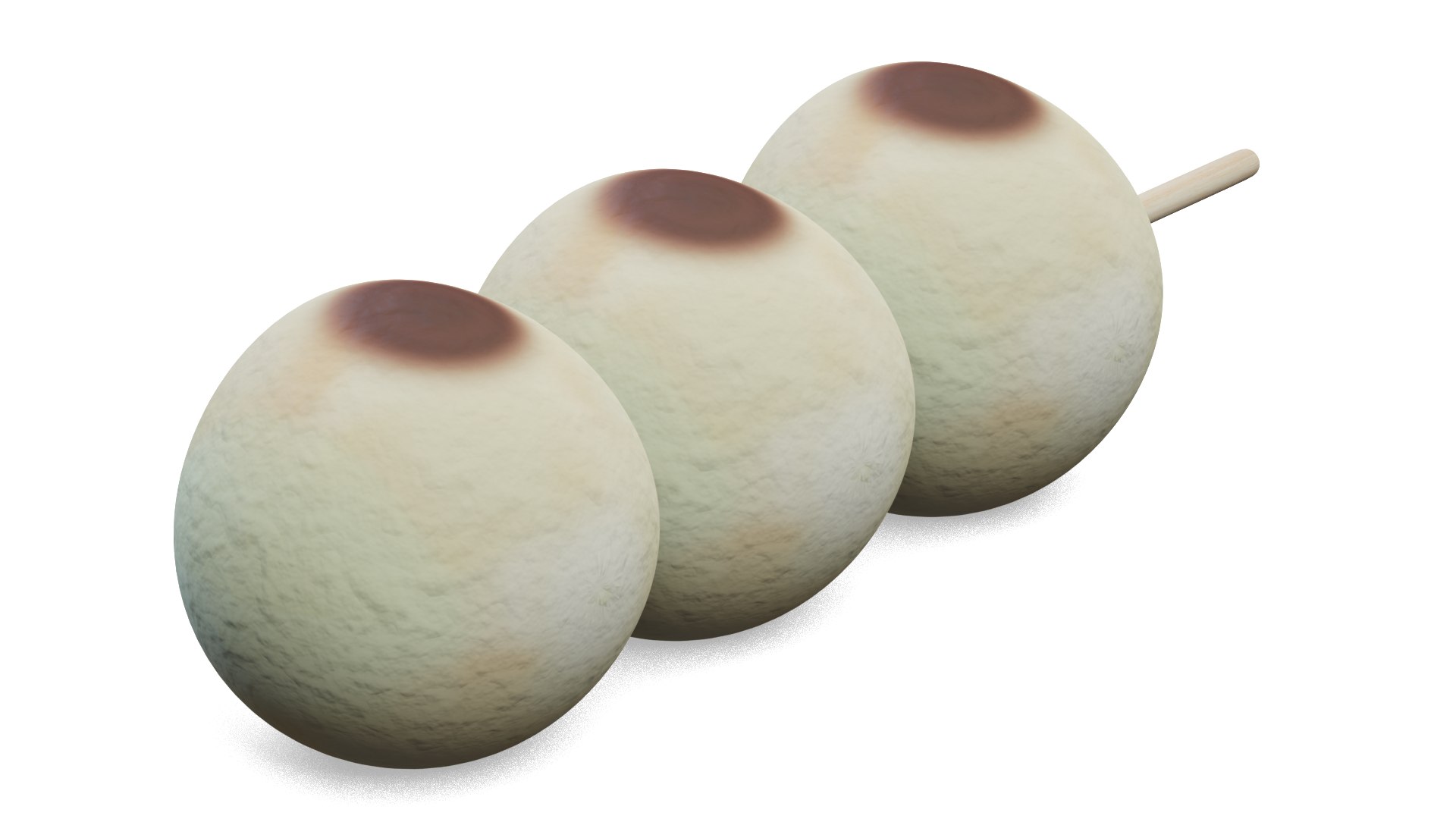3D Dango Japanese Food Plain - TurboSquid 1755072
