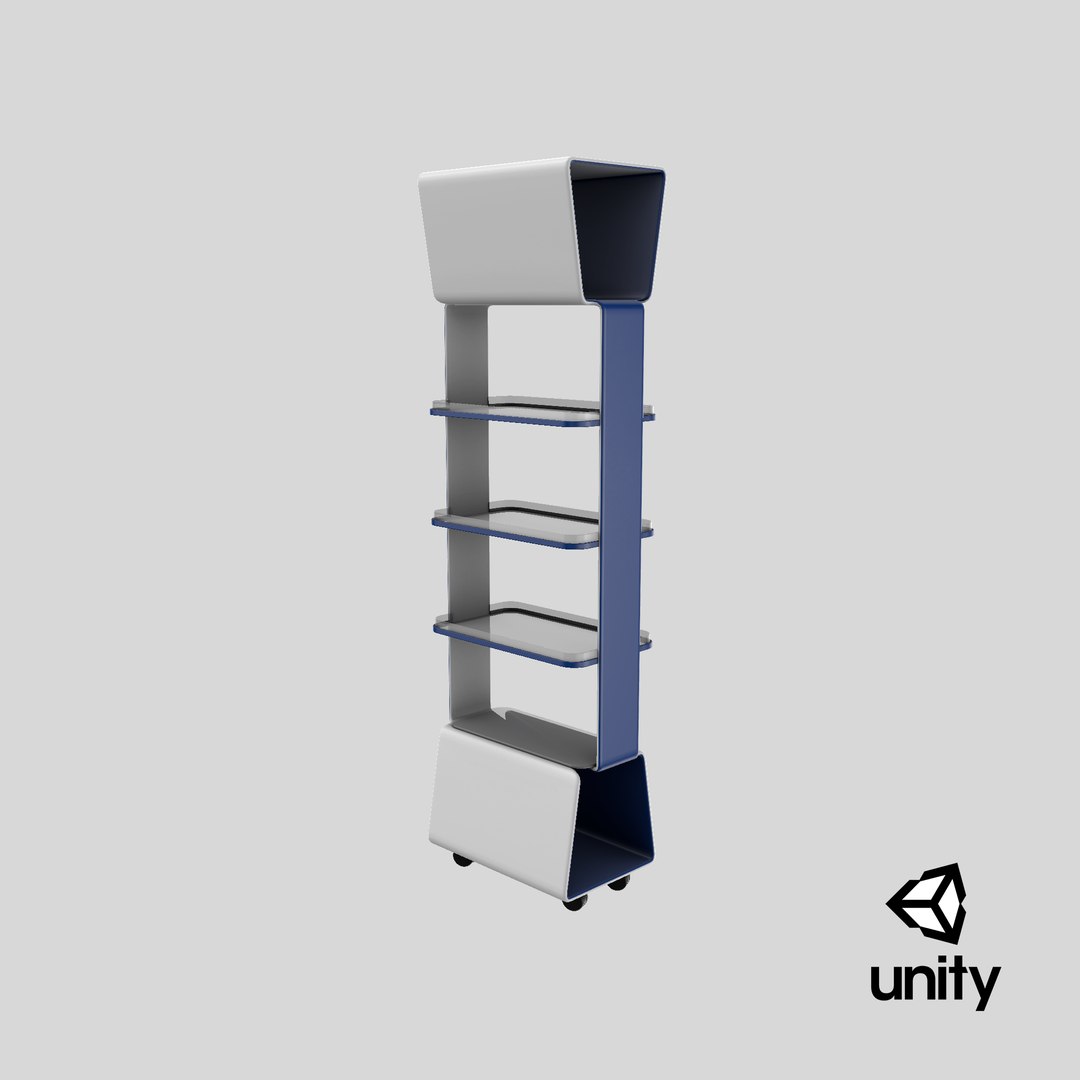 Kiosk Product Shelving Type 03 3D Model - TurboSquid 1978581