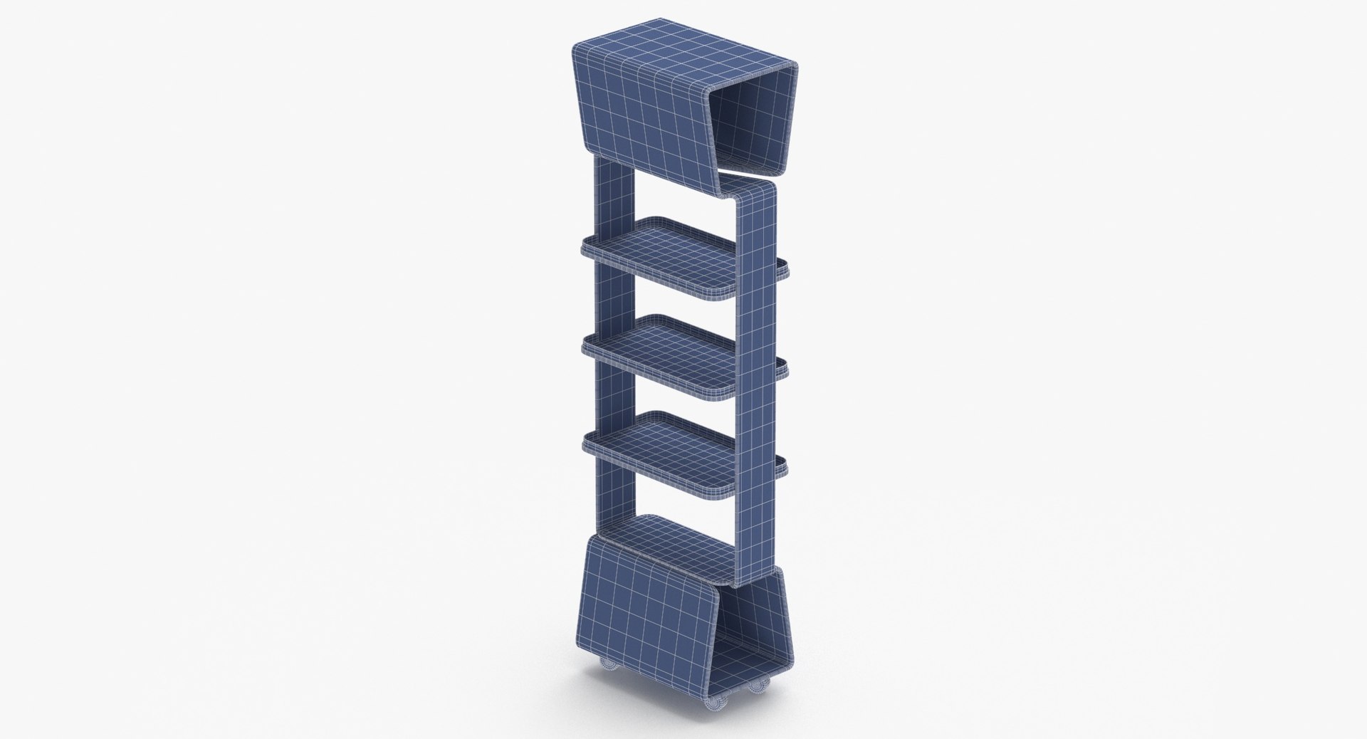 Kiosk Product Shelving Type 03 3D Model - TurboSquid 1978581