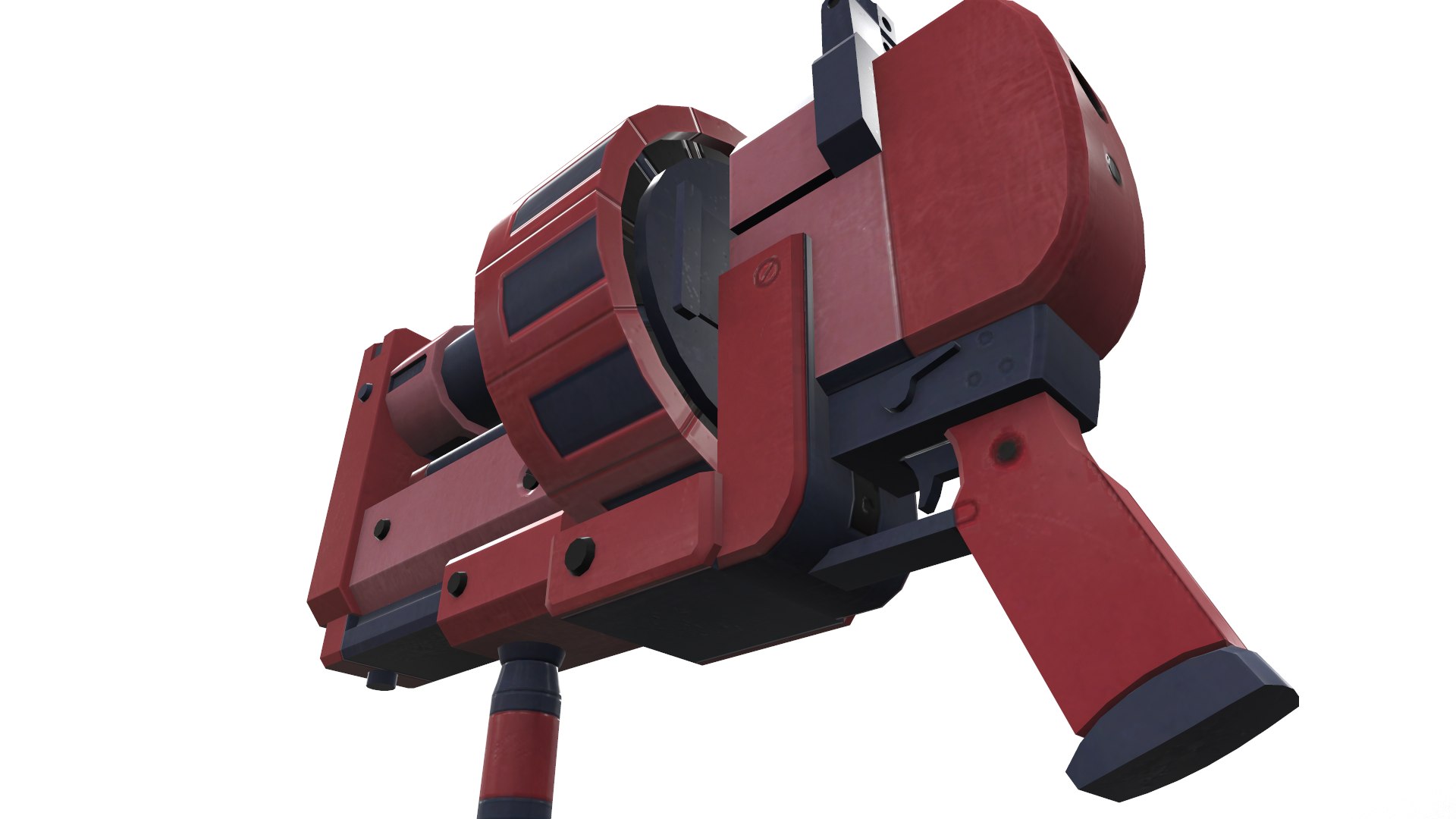 Boomer Revolver Level 2 3D Model - TurboSquid 2194418