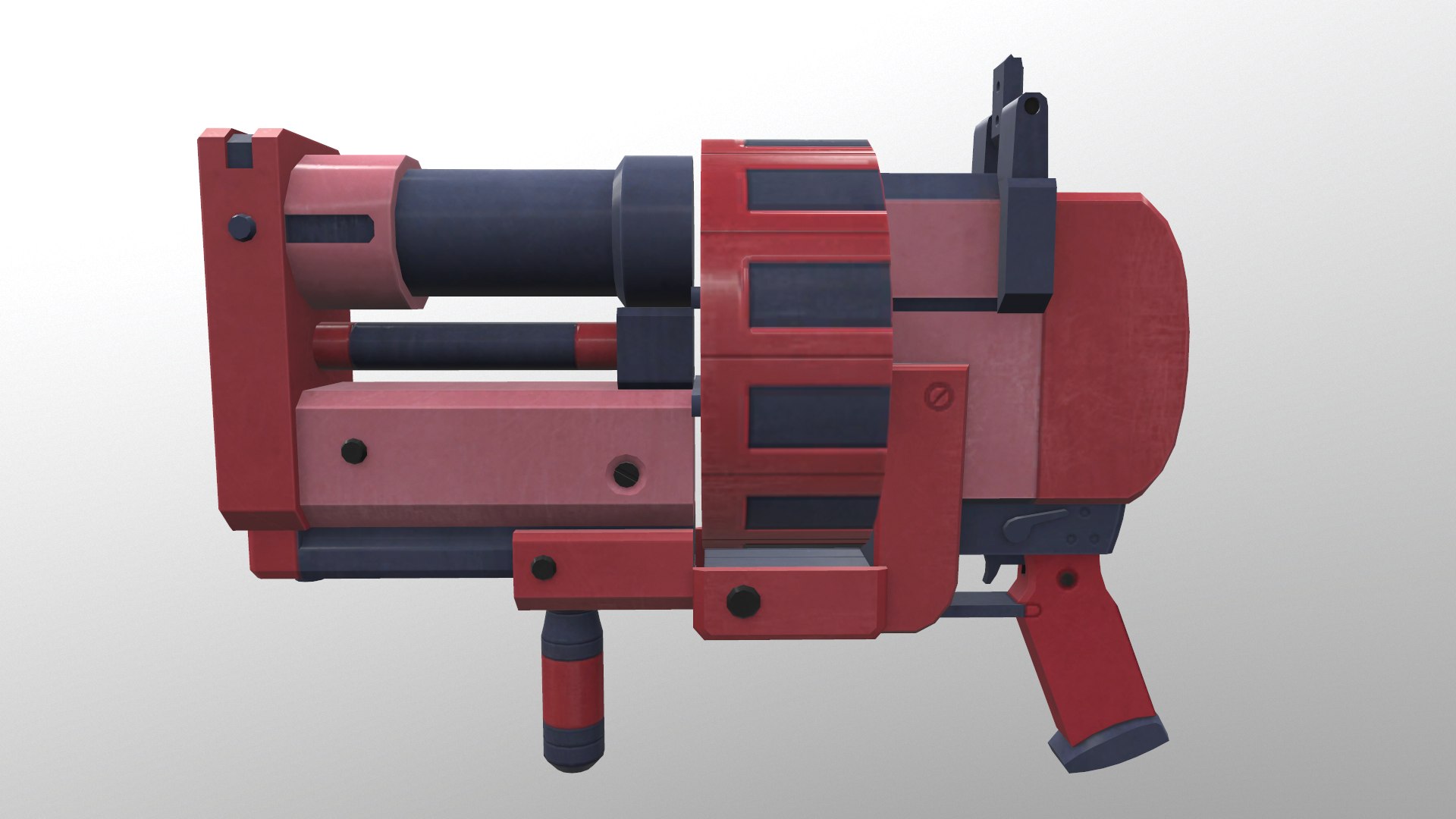Boomer Revolver Level 2 3D Model - TurboSquid 2194418
