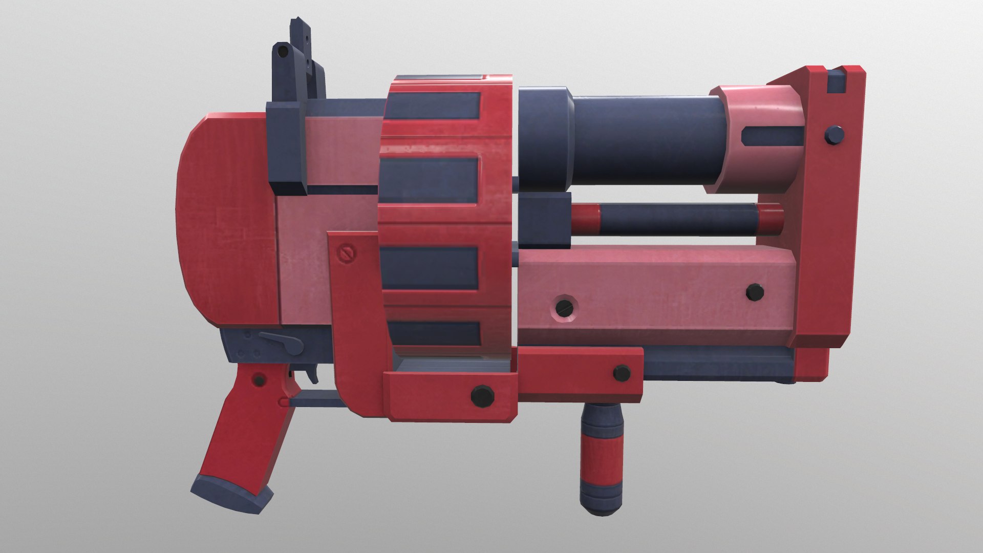 Boomer Revolver Level 2 3D Model - TurboSquid 2194418