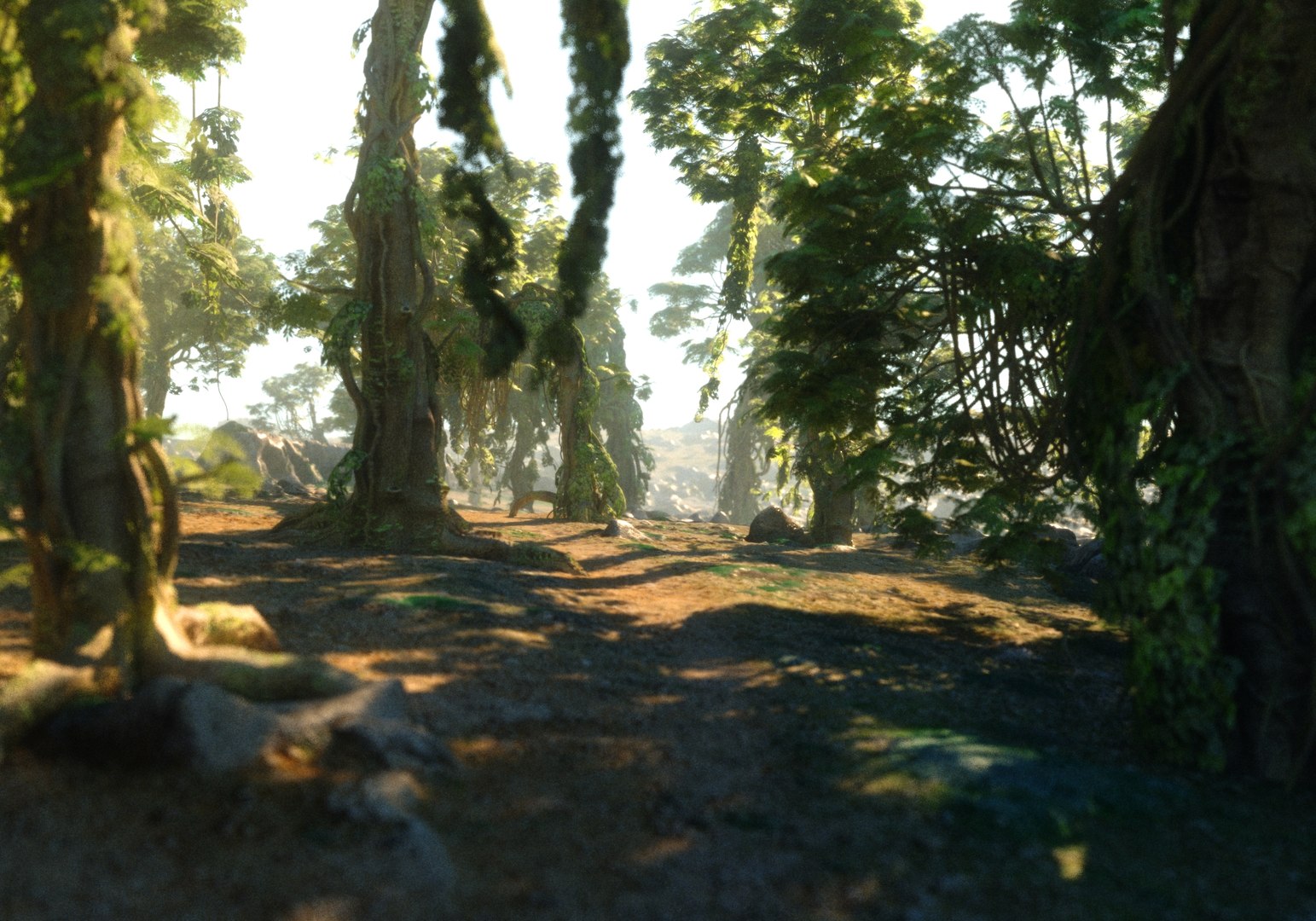 3D Model Animated Jungle HD - TurboSquid 2087801