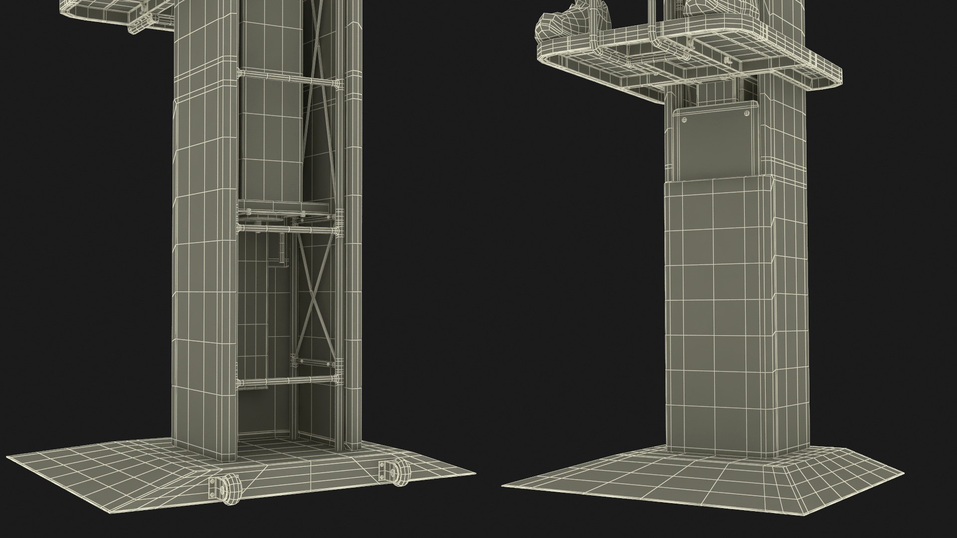 3D Volleyball Referee On The SENOH Umpire Tower Model - TurboSquid 2274927
