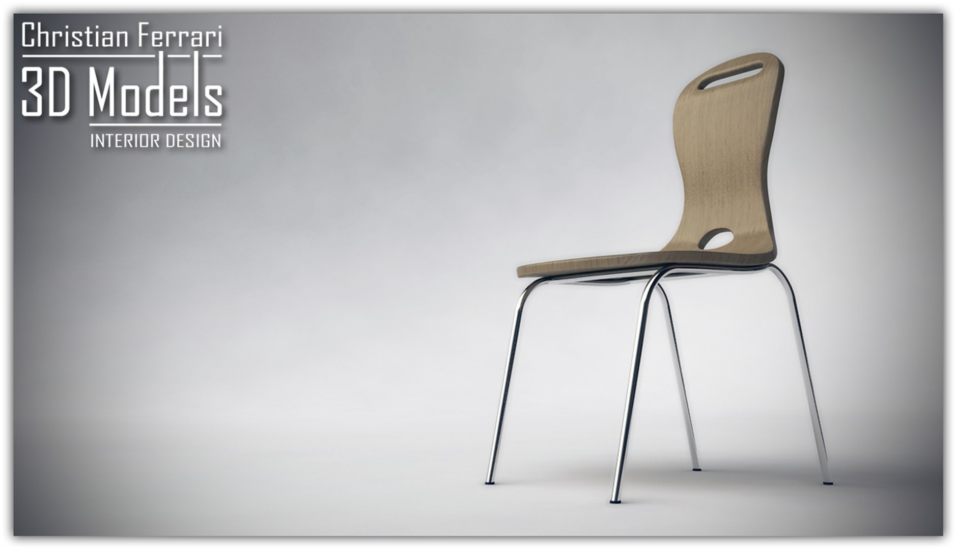 3d model oslo chair design