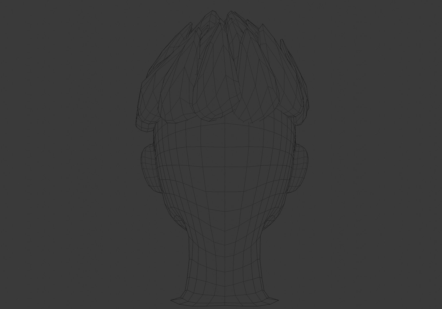 3D Short Sharp Hairstyle Model - TurboSquid 1931888