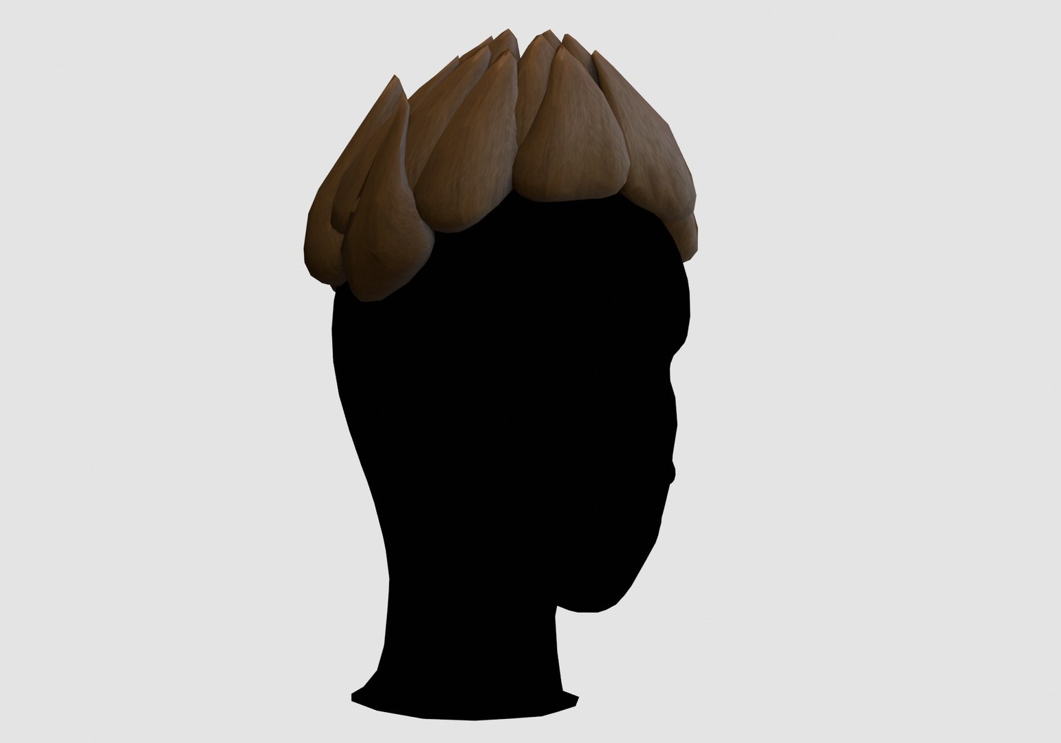 3D Short Sharp Hairstyle Model - TurboSquid 1931888