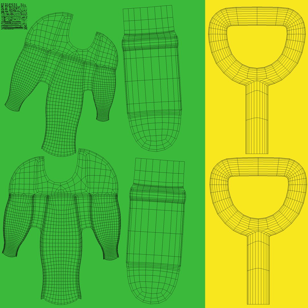 Detailed Sand Shovel And Fork Toys 3D Model - TurboSquid 2069999