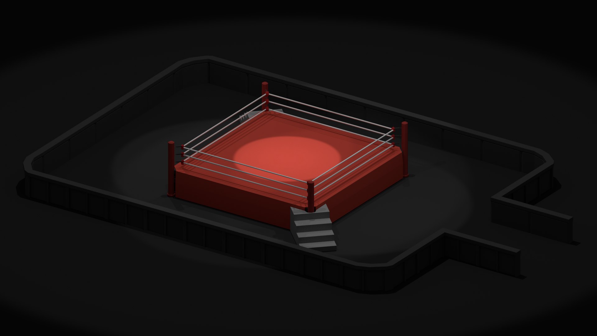 Ring Wrestling 3D Model - TurboSquid 1338844