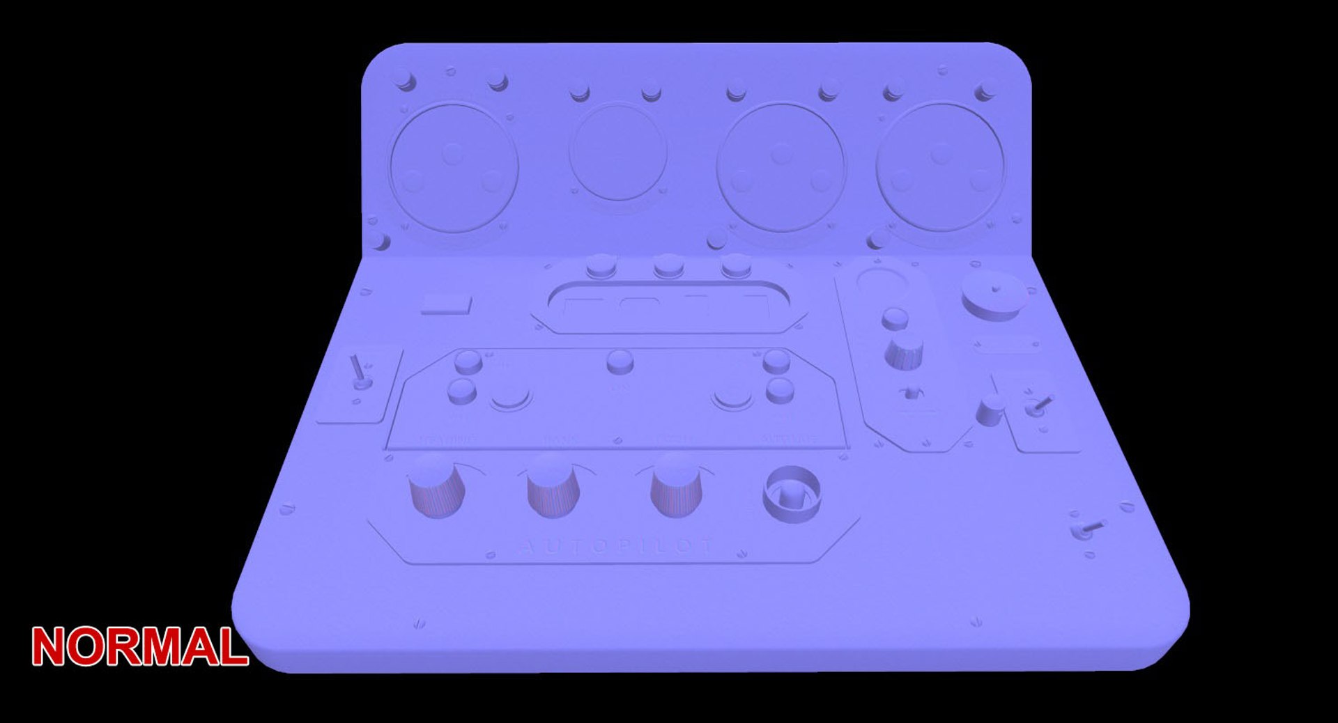 Central Panels Board Mi-8mt Model - TurboSquid 1361888