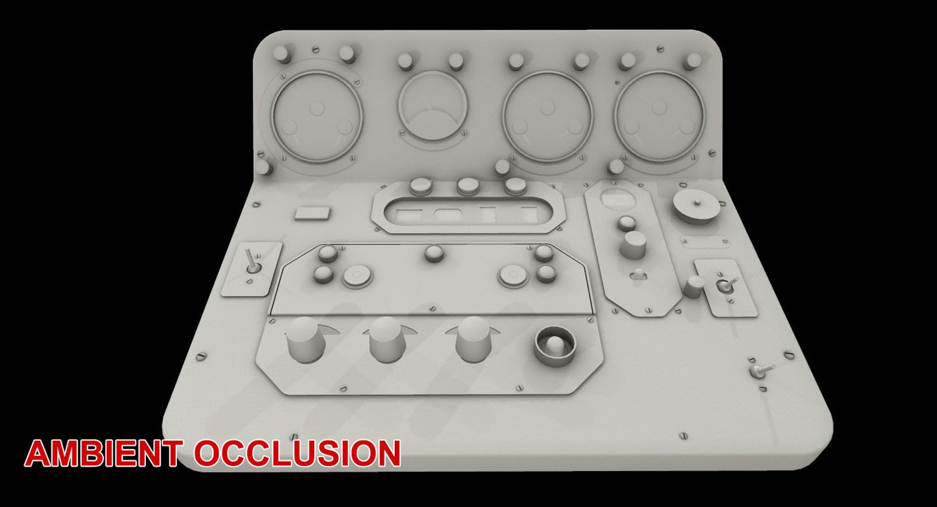Central Panels Board Mi-8mt Model - TurboSquid 1361888