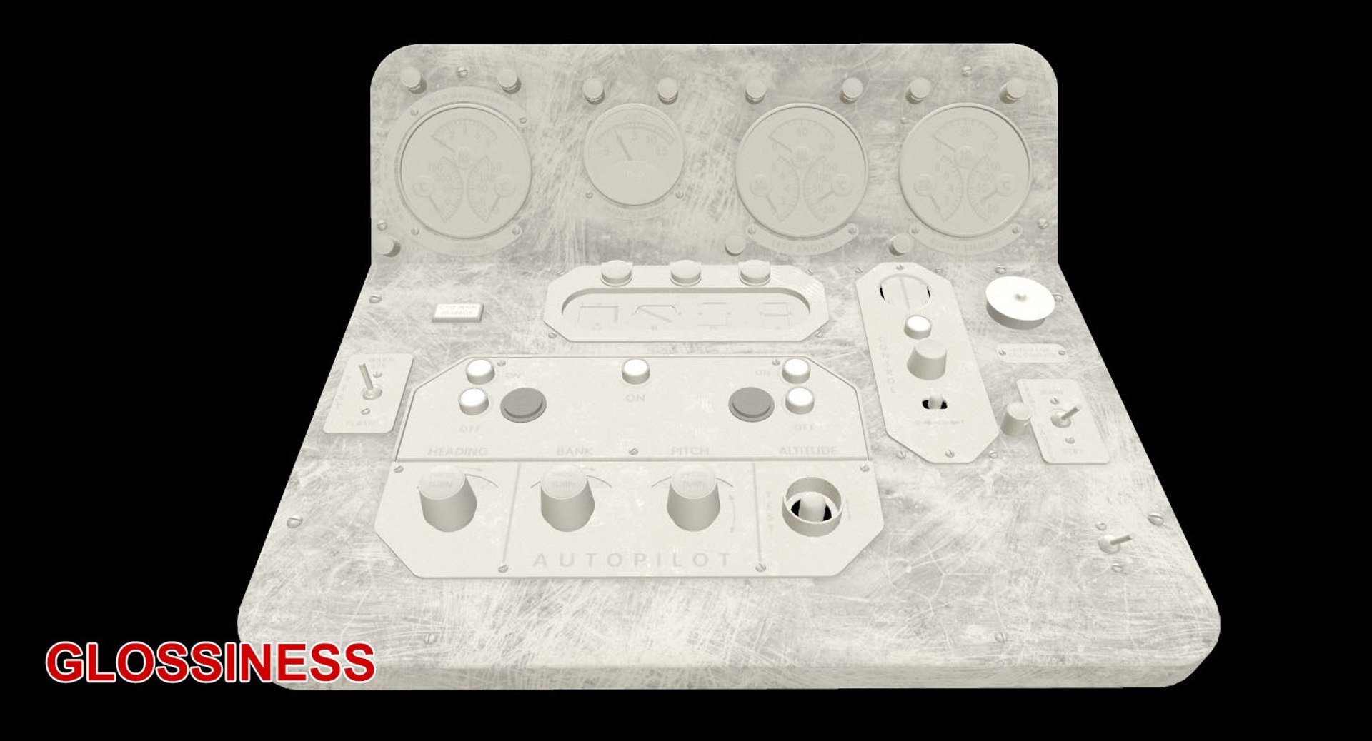 Central Panels Board Mi-8mt Model - TurboSquid 1361888
