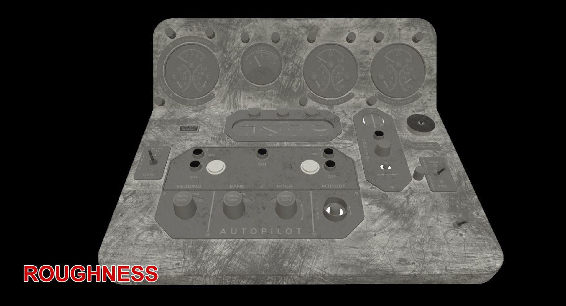 Central Panels Board Mi-8mt Model - TurboSquid 1361888