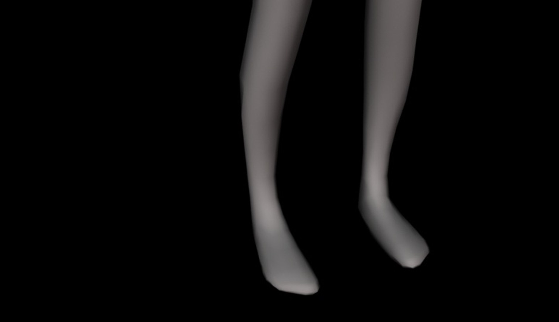 Female Cartoony Base Mesh Obj