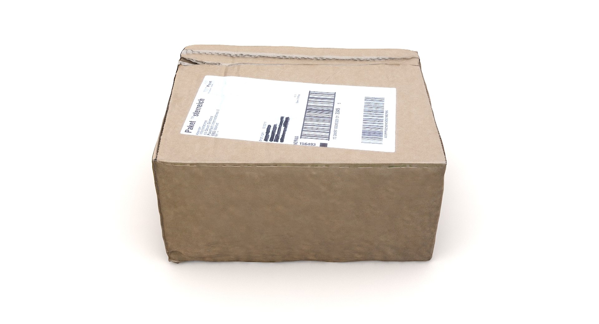 Old Cardboard Box 3D Model - TurboSquid 1340793