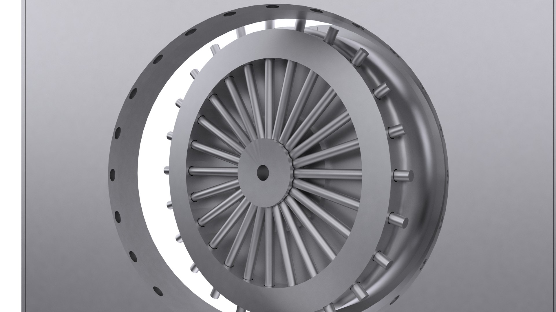 Bank Vault Door 3D Model - TurboSquid 1624996