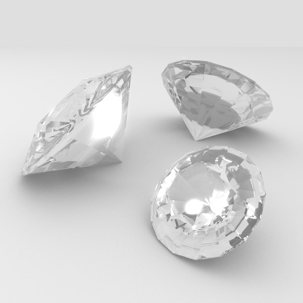 3d diamonds jewels design
