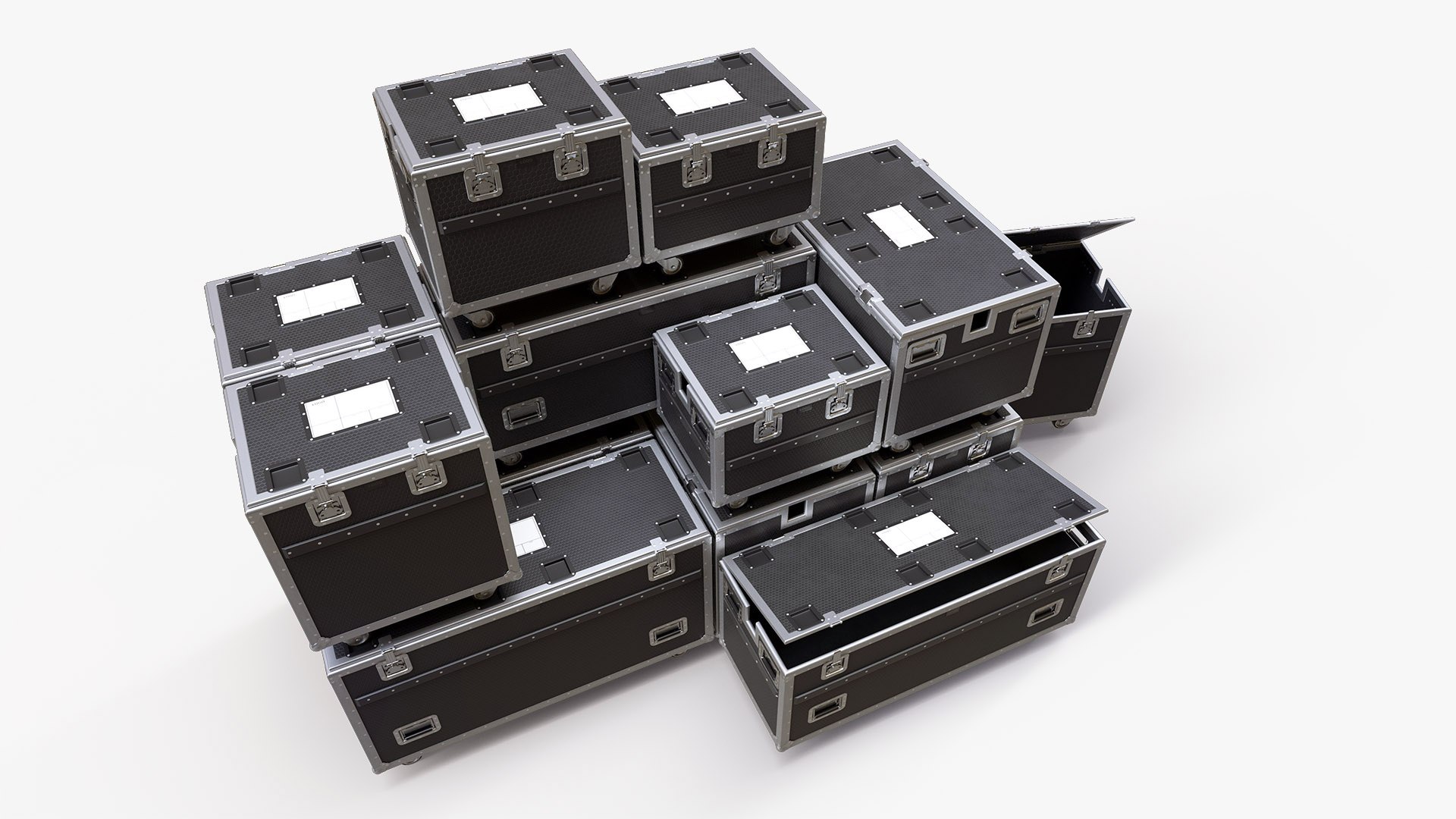 Music Cases 3D - TurboSquid 2276329