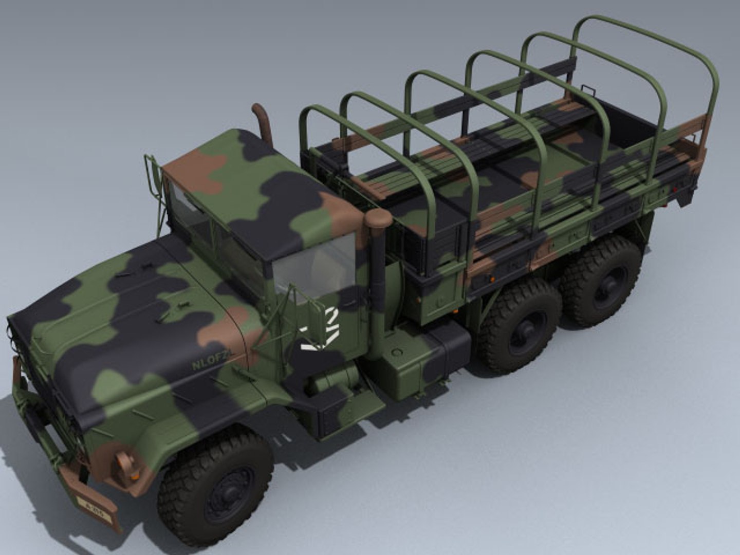 3d Max Army M923a1