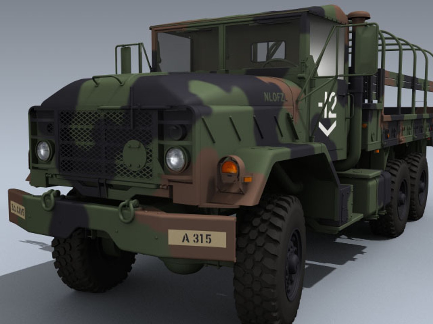 3d Max Army M923a1