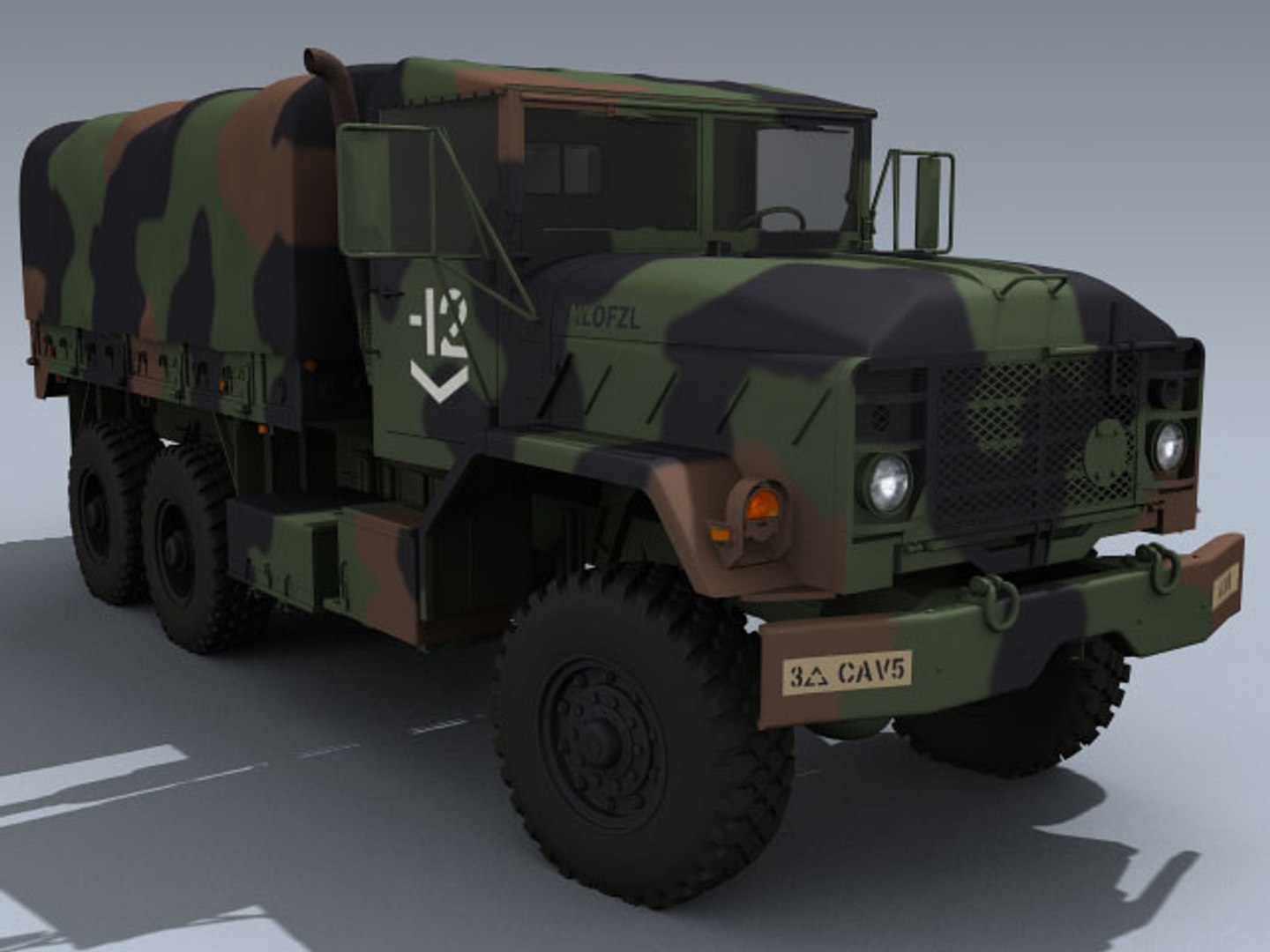3d Max Army M923a1