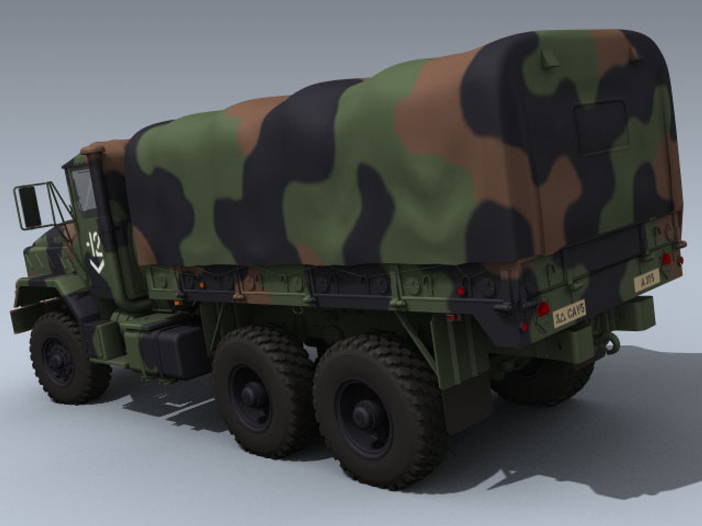 3d Max Army M923a1