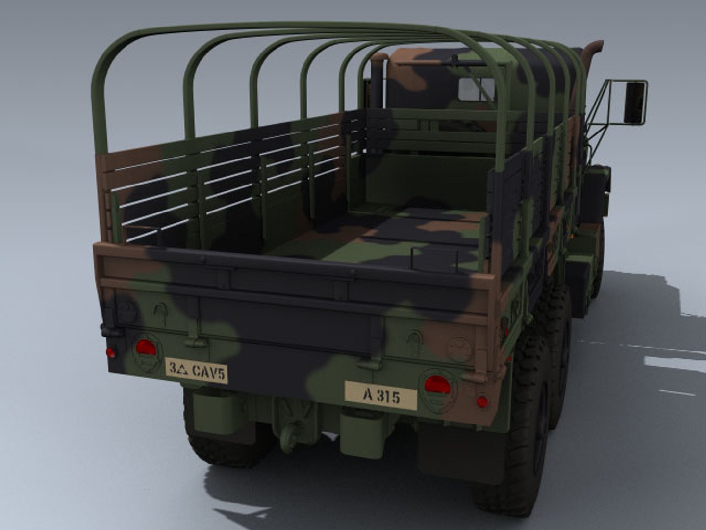 3d Max Army M923a1