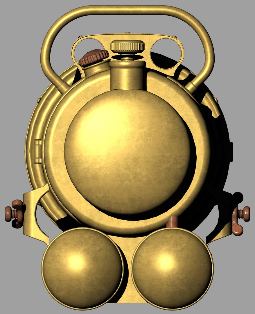 Vintage Acetylene Lamp - 3D Model - TurboSquid 1371470
