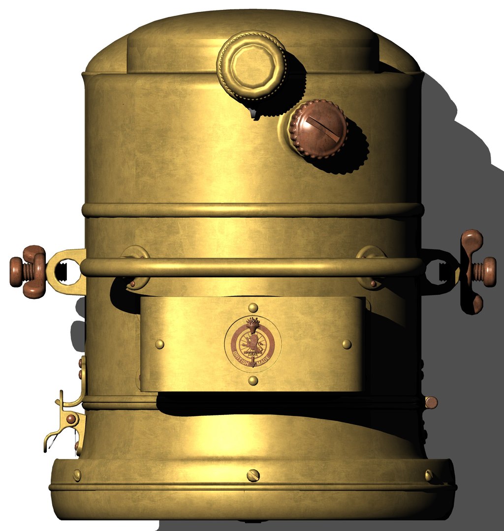 Vintage Acetylene Lamp - 3D Model - TurboSquid 1371470