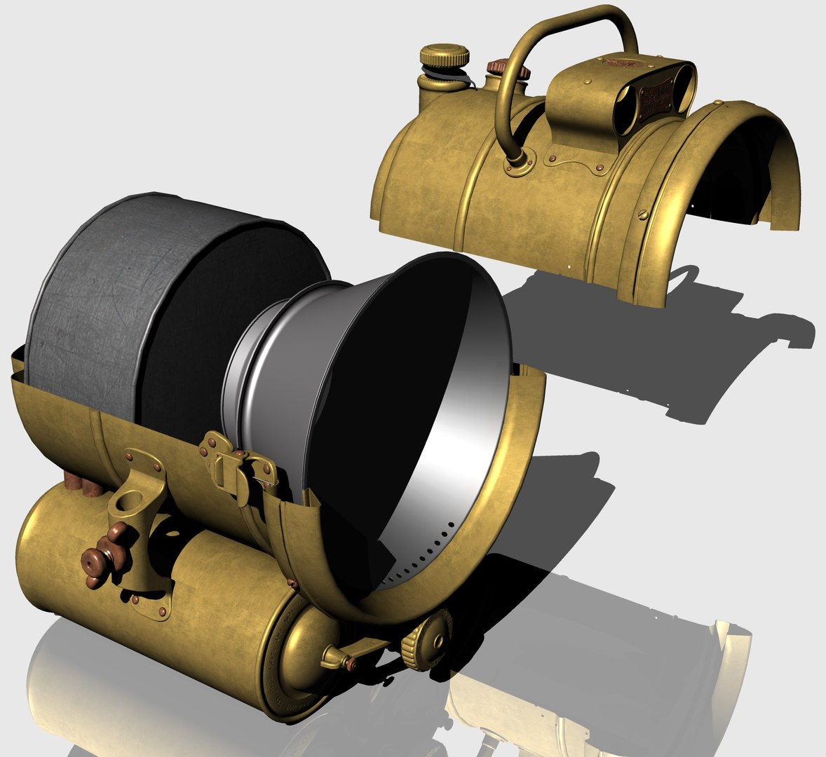 Vintage Acetylene Lamp - 3D Model - TurboSquid 1371470