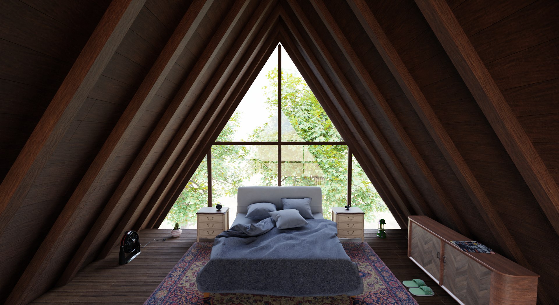 A FRAME HOUSE 2 3D Model - TurboSquid 1755453